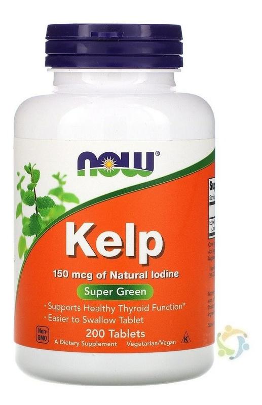 Kelp Alga Fonte De Iodo 150mcg 200 Tbl Now Foods Envio Rapid - Fonte de ...