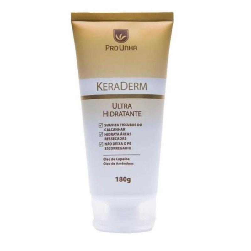 Keraderm Creme Ultra Hidratante Para Fissura No Calcanhar 180g Pro Unha ...