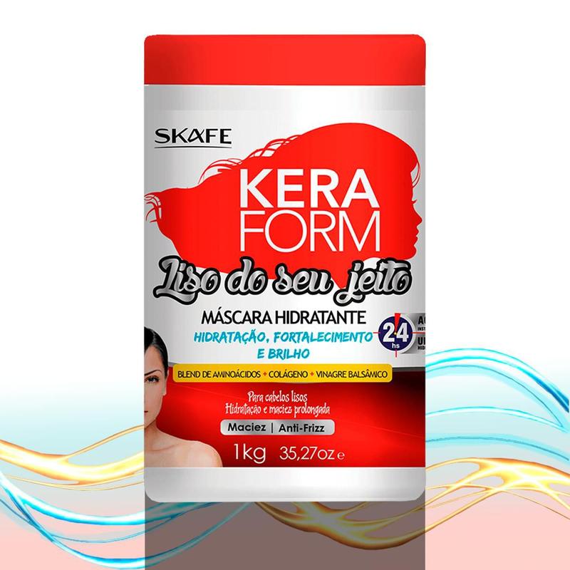 KeraForm Máscara Hidratante Capilar Liso do Seu Jeito 1kg - Kera Form ...