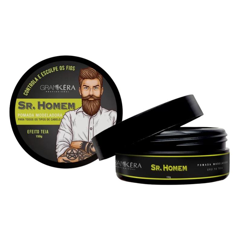 Keranza Pomada Modeladora Sr Homem- Efeito Teia - 150 G - GRANKERA ...