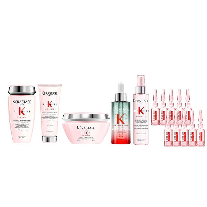 Kérastase Genesis Kit Shampoo + Condicionador + Protetor Térmico ...
