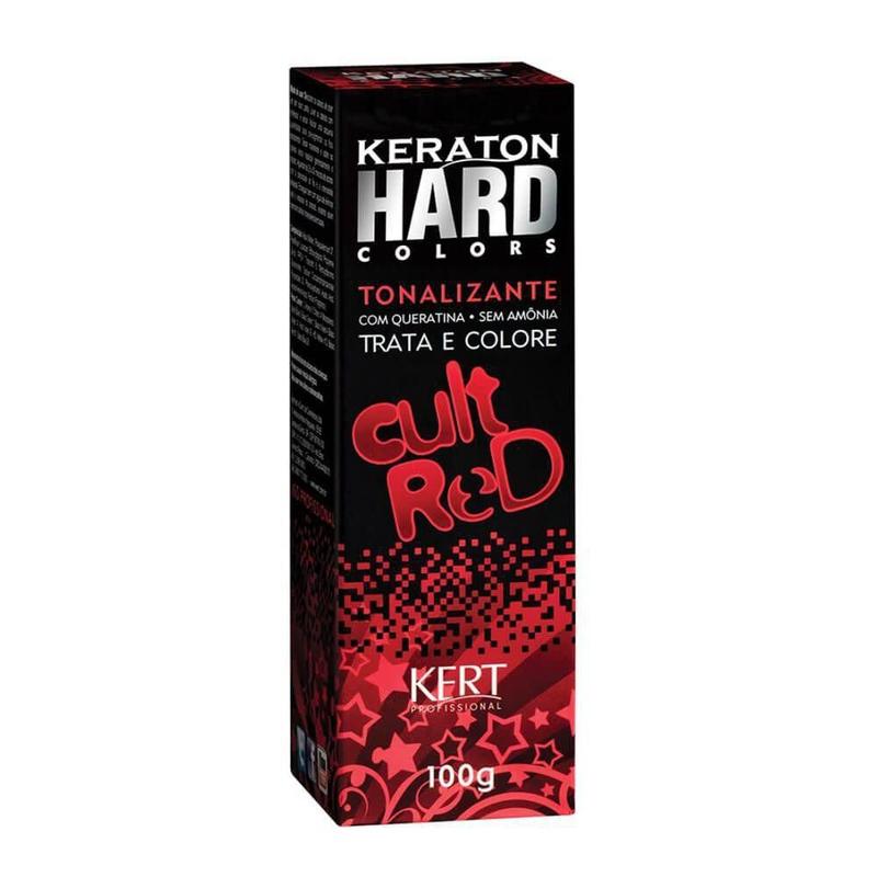 Keraton Hard Colors Tonalizante Cult Red 100G - Tonalizante de Cabelo ...