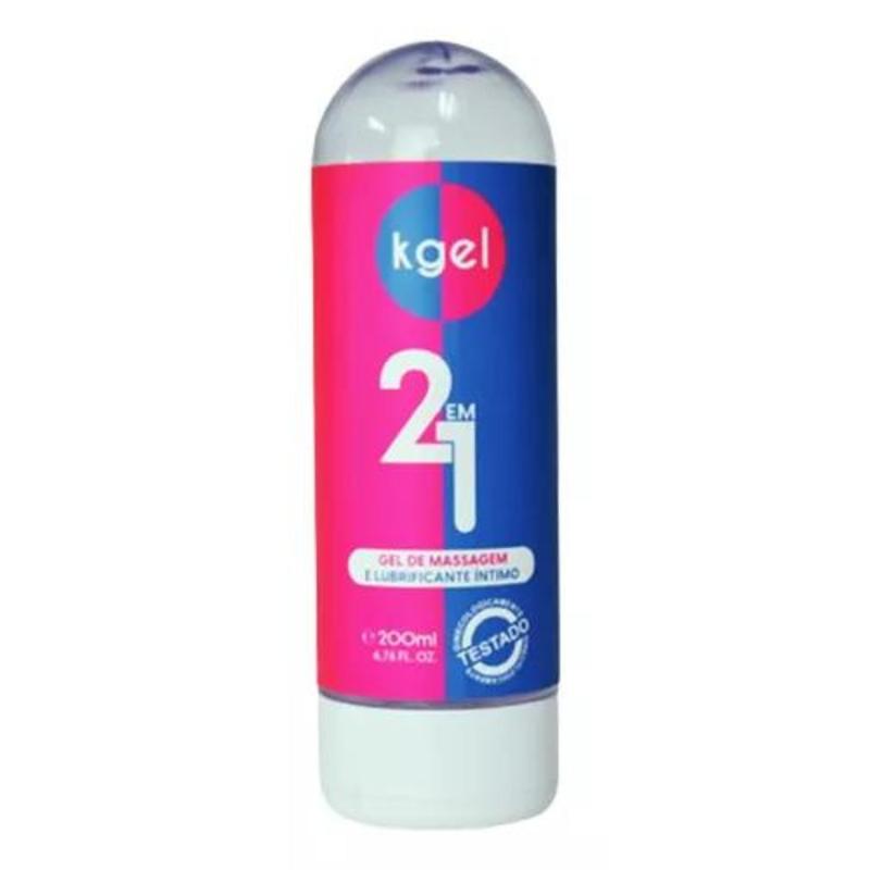 Kgel - Gel 2 em 1 Gel de Massagem e Lubrificante Íntimo 200g ...