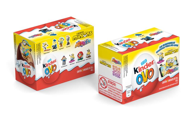 Kinder Ovo com 2 40g Minions - Kinder Ovo - Magazine Luiza