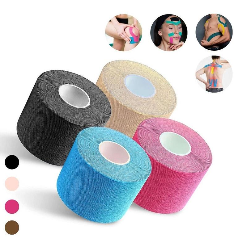 Kinesio Taping Fita Adesiva Bandagem Fisioterapia Suporte Muscular Alivio de Dores - SKY ...
