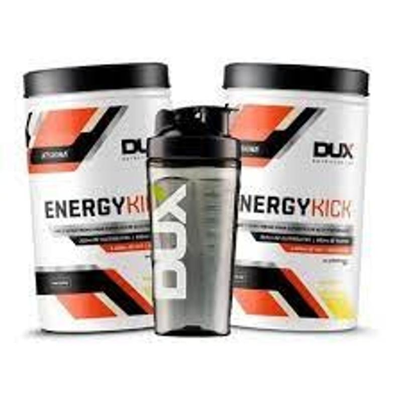 Kit 02 Energy Kick Pré E Intra 1kg Melância + coqueteleira Dux - Dux Nutrition - Pré Treino ...