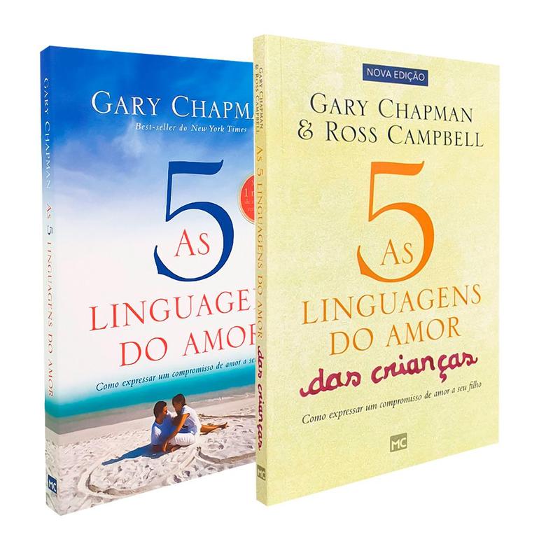 Kit 02 Livros As Cinco Linguagens do Amor + Crianças Gary Chapman - Kit ...