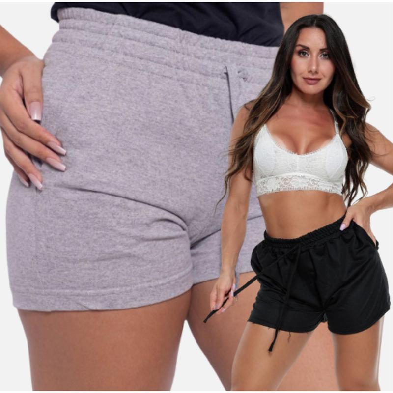 Kit 02 Short Curto Malha Canelada Várias Cores Moda 2022 - Eclipse Modas - Short Feminino ...