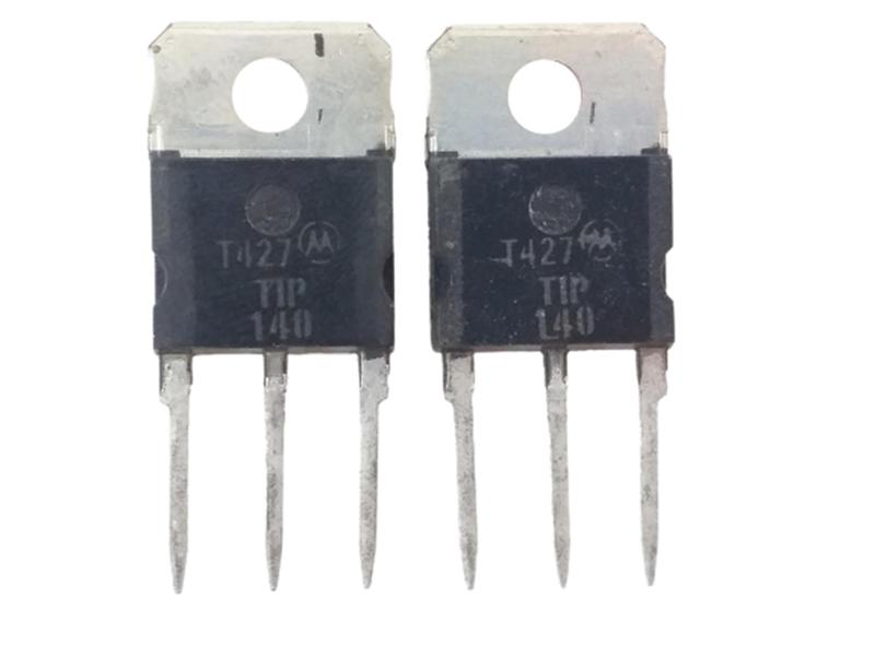 Kit 02 transistor tip140 60v 10a antigo original motorola - Peças para ...
