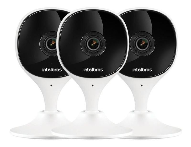 Kit 03 Câmeras Wi-fi Intelbras Imx-C Mibo Ip Full Hd Branca - Câmera ...