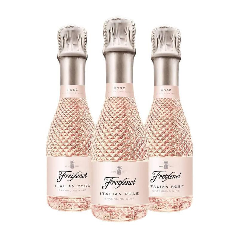 Kit 03 Unidades Mini Espumante Freixenet Italian Rosé 200Ml - Espumante ...