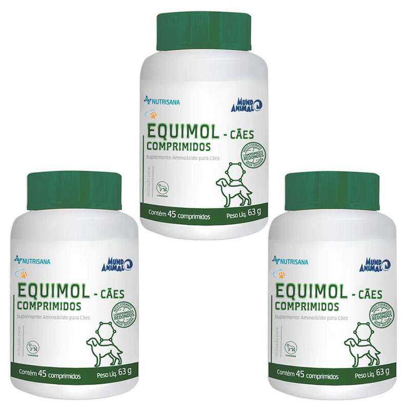 Kit 03Un Equimol Nutrisana 45 Comprimidos 63G - Mundo Animal ...