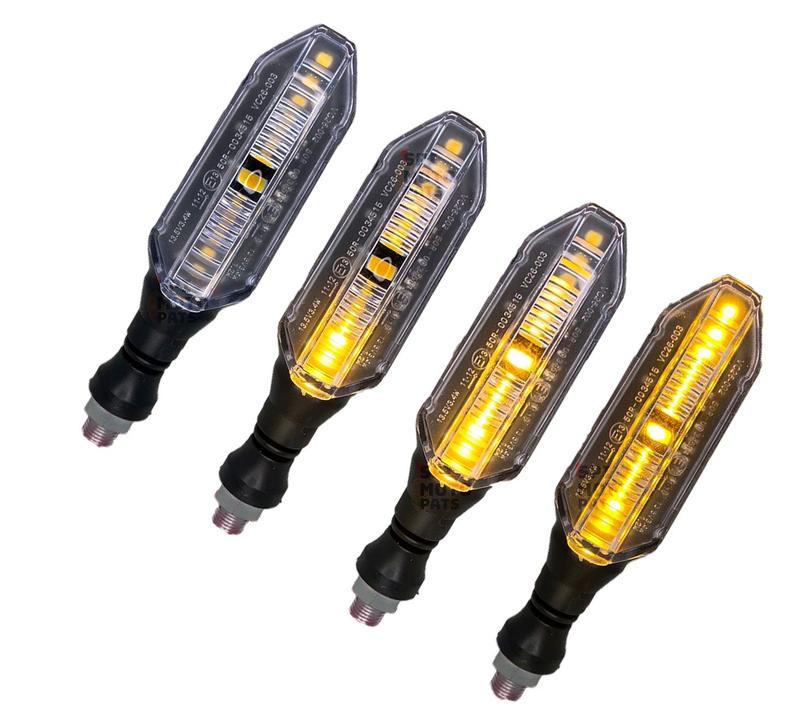Kit 04 Piscas Moto Seta Led Sequencial Cb300 Xre Twister - SPI ...