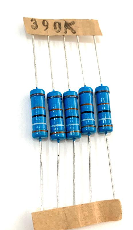 Kit 05 Resistor de Precisão 390K 1% 3W - Materiais Elétricos - Magazine Luiza