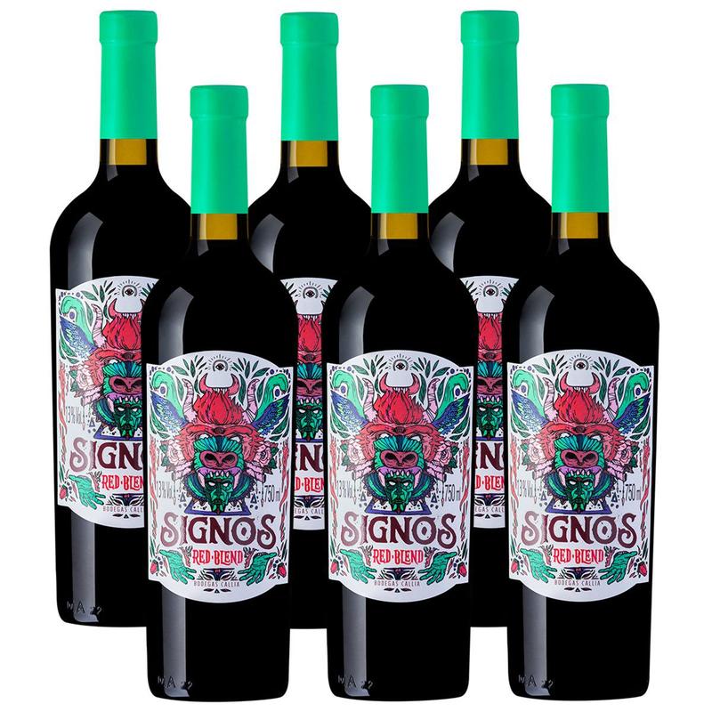 Kit 06 Un. Vinho Tinto Seco Callia Signos Red Blend 750ml - Vinho ...