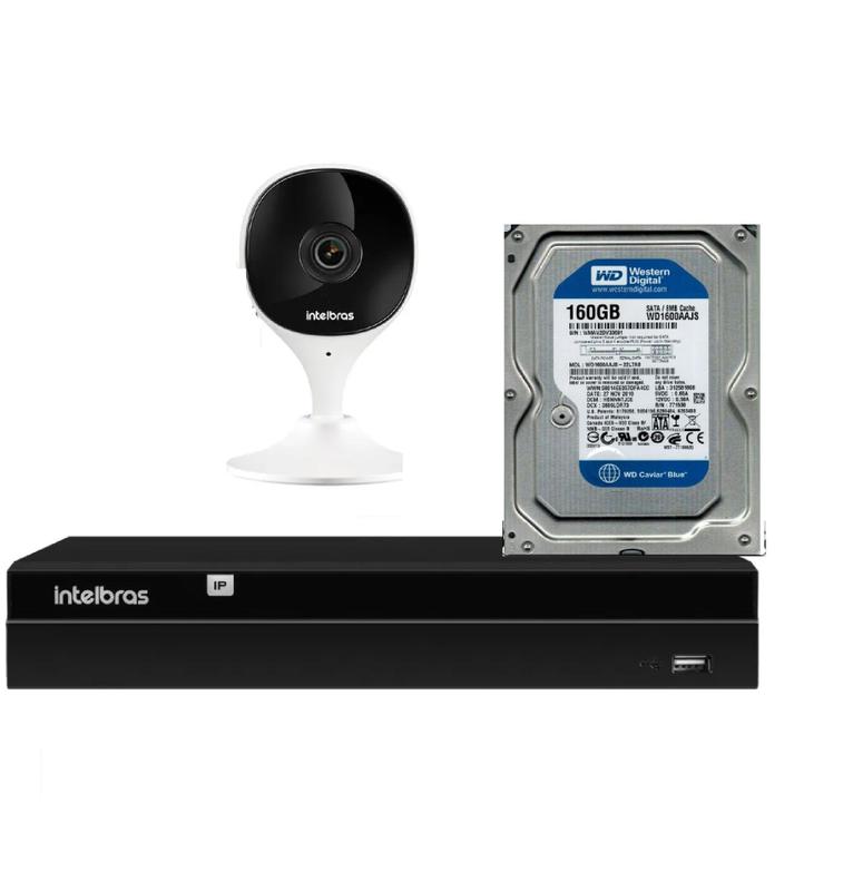 Kit 1 Câmeras IMX Wi-Fi Com Hd 160Gb E Nvd 1404 - Intelbras - Câmera ...