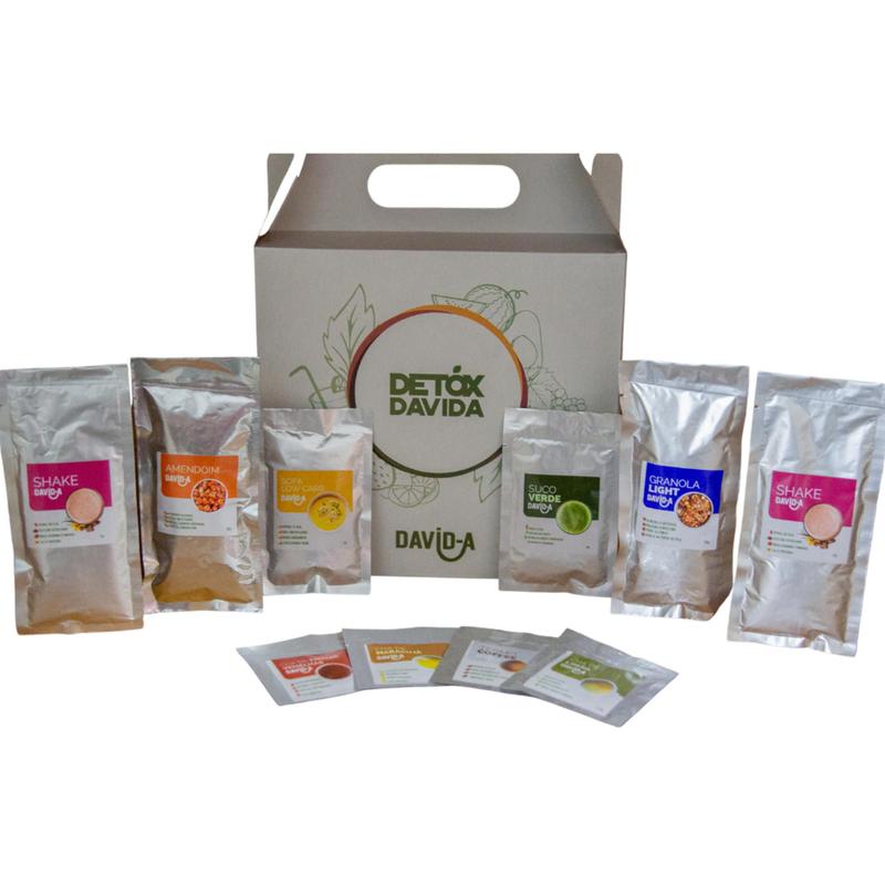 Kit 1 Dia Detox Davida Premium- Emagreça Até 2 Kilos Em 1 Dia - Davida ...
