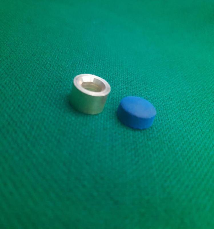 Kit 1 sola + 1 virola metal para taco de sinuca - Tacos Gold ...