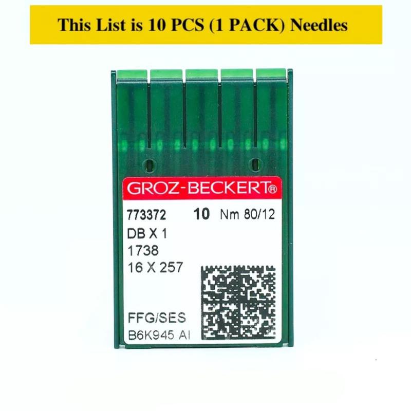 Kit 10 Agulhas De Máquina Costura Reta Industrial Doméstica - Groz-Beckert - Agulha para Máquina ...