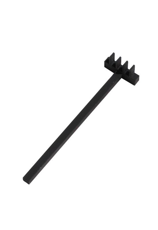 Kit 10 Ancinho De Madeira Mini Rastelo MDF Preto Jardim Zen - Shop Aniz ...