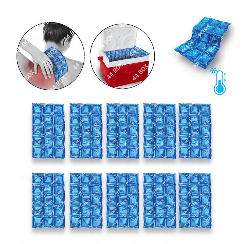 Kit 10 Bolsa Térmica Compressa Gel Coolers Isopor Gelo - Clink ...