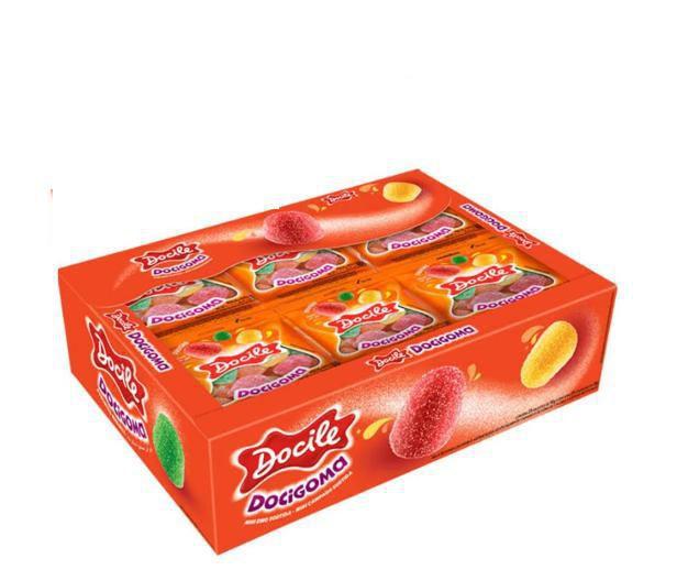 Kit 10 Caixas Mini Goma Docigoma Frutas 25X18G - Docile - Balas ...