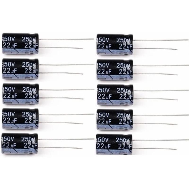 Kit 10 Capacitor Corneta Driver Bipolar 22uf X 250v - DISTRIBUIDORA ...