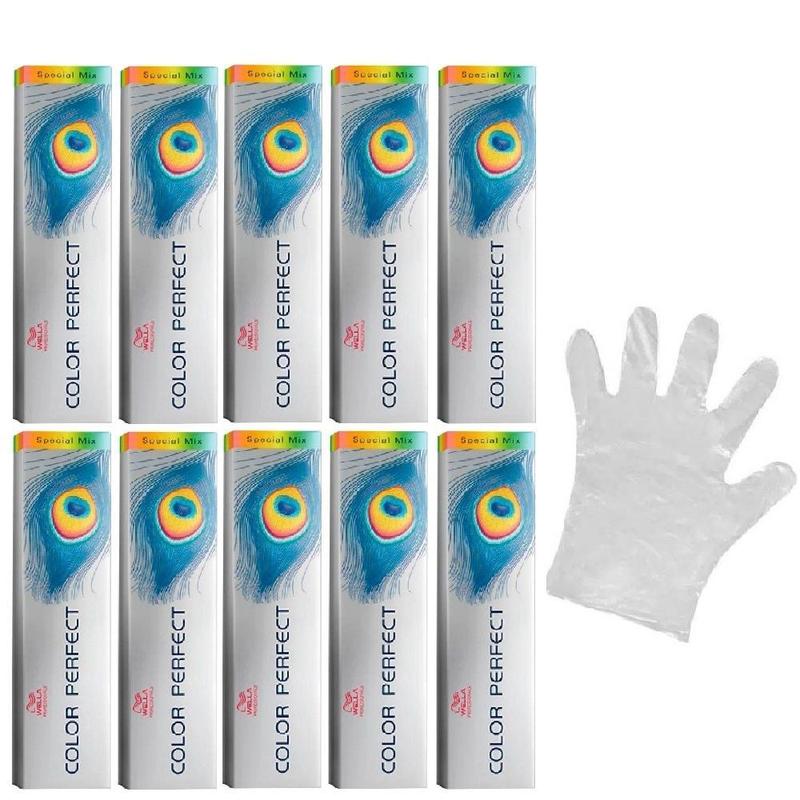 Kit 10 Coloração Wella Color Perfect Special Mix 0/43 - Tinta de Cabelo ...