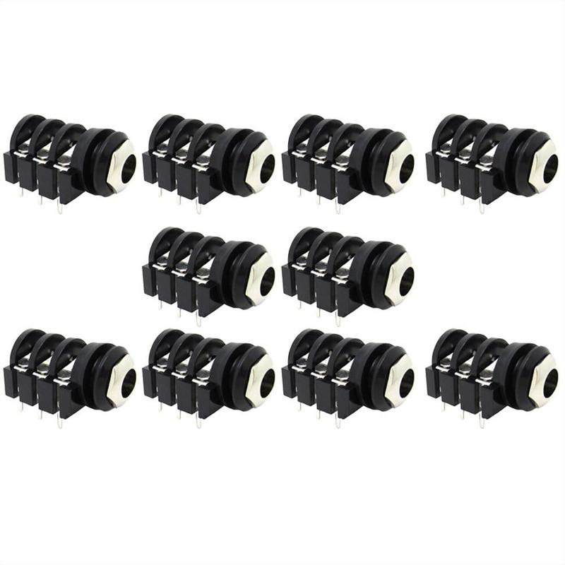 Kit 10 Conectores Jack P10 Painel Estereo P/ Placa Pci Pedal - Daier ...