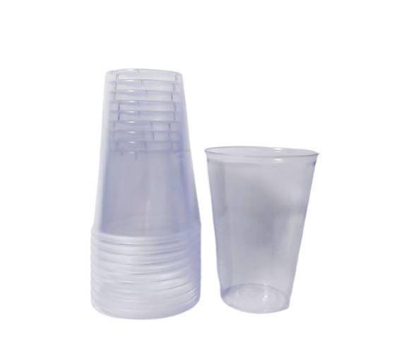 Kit 10 Copos Acrílico 200Ml Transparente Elite - Copos - Magazine Luiza