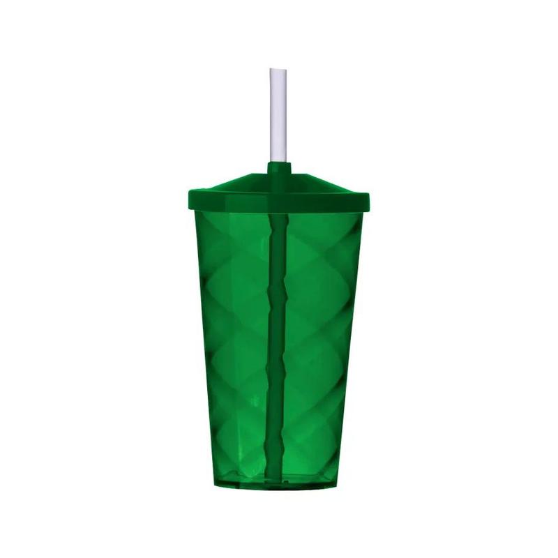 Kit 10 Copos Twister Shake 500ml Com Tampa E Canudo - DRLED - Copos ...