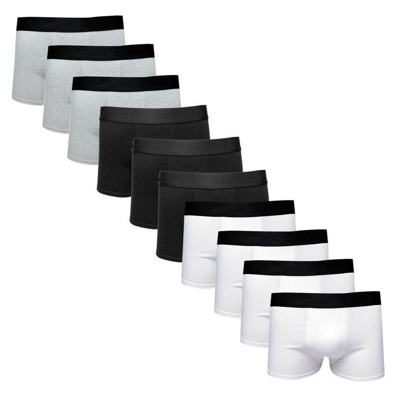 Kit 10 Cuecas Boxer Cotton Confort Masculina Part.B Colors - Cueca ...