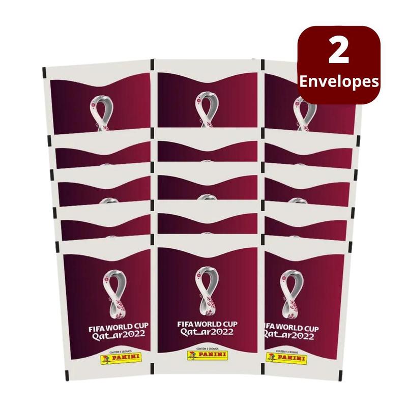 Kit 10 Figurinhas Album Copa Do Mundo 2022 - 2 Envelopes - PANINI ...