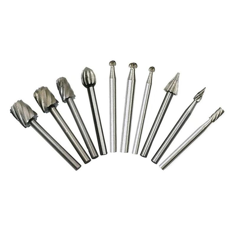 Kit 10 Fresas Brocas Escariador Gravar Encalhe Para Madeira - Lugatools ...