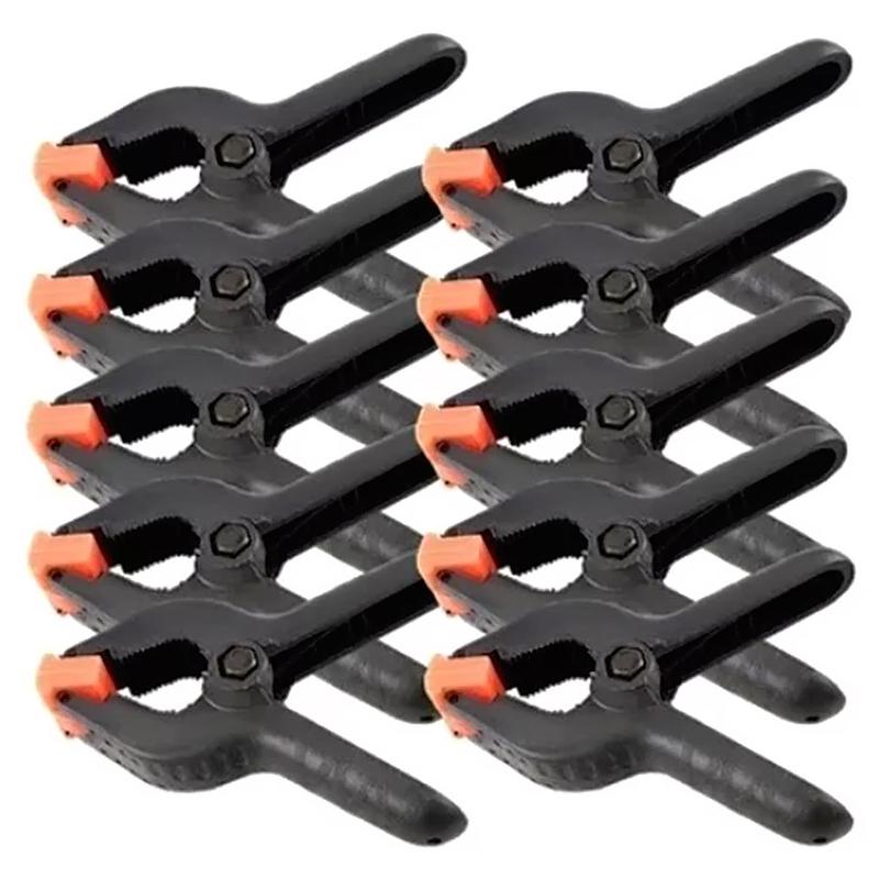 Kit 10 Grampo Marceneiro Nylon Multiuso 3 - TOOLS - Grampo de Fixação ...