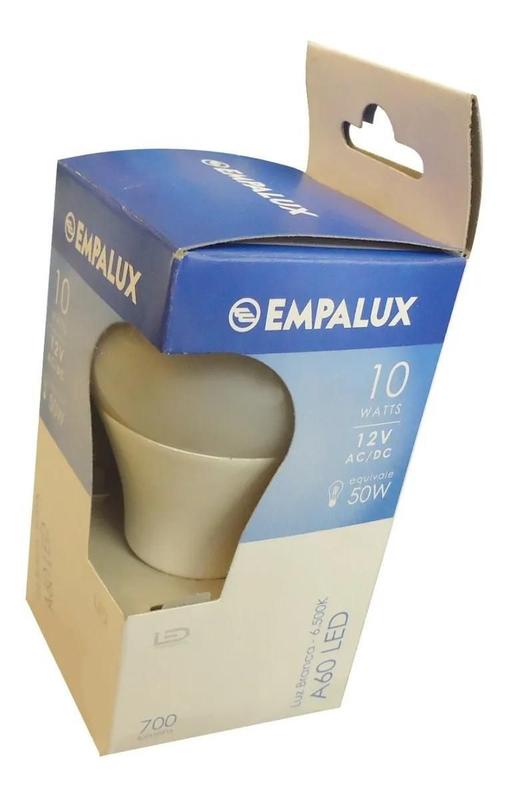 Kit 10 Lâmpada Bulbo Led 10W 12V 6500K Branco Frio - Empalux - Lâmpada ...