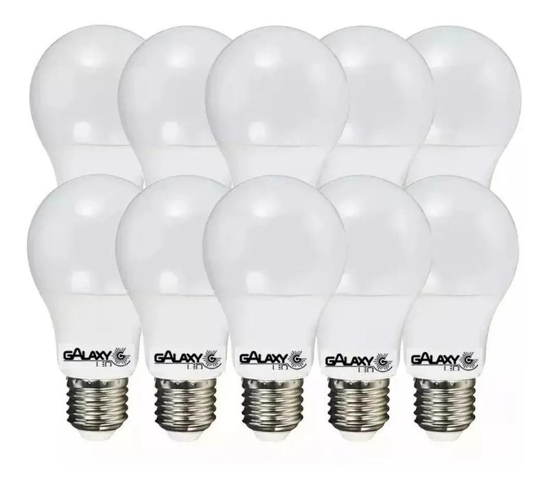 Kit 10 Lâmpada Led 9w Bulbo Soquete E27 Bivolt Casa Comércio - Tomzn ...