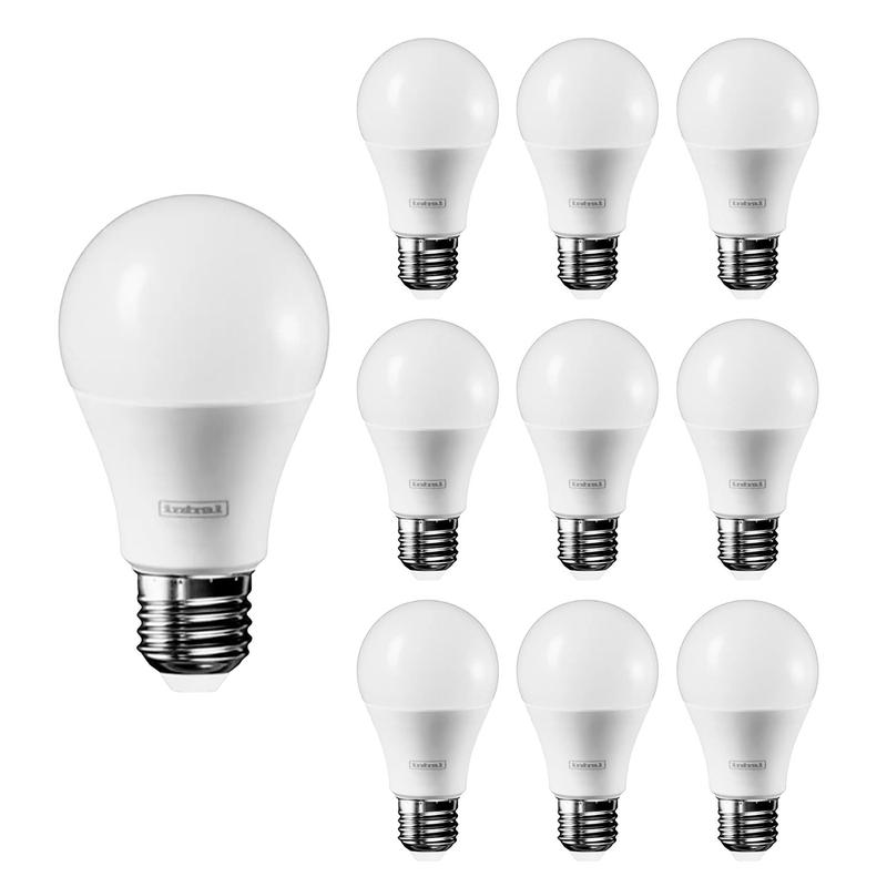 Kit 10 Lâmpadas Led Bulbo 12W 3000K Branco Quente Intral - Lâmpada de ...