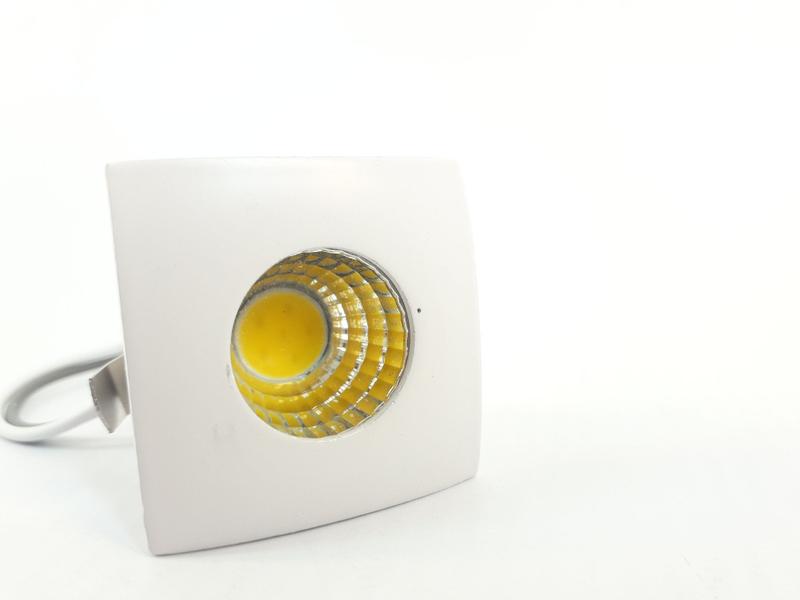 Kit 10 Mini spot LED 3W de embutir quadrado 3000k - CTB - Spot ...