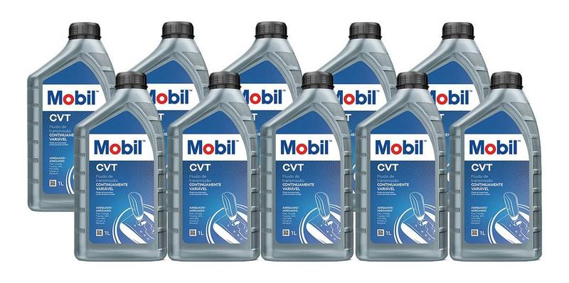 Kit 10 Mobil Cvt Atf Sintético Mitsubishi Cvtf Eco J4 - Lubrificantes ...