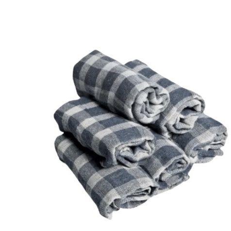 Kit 10 Panos de Chão de Cozinha Branco Limpeza Xadrez Saco Costurado ...