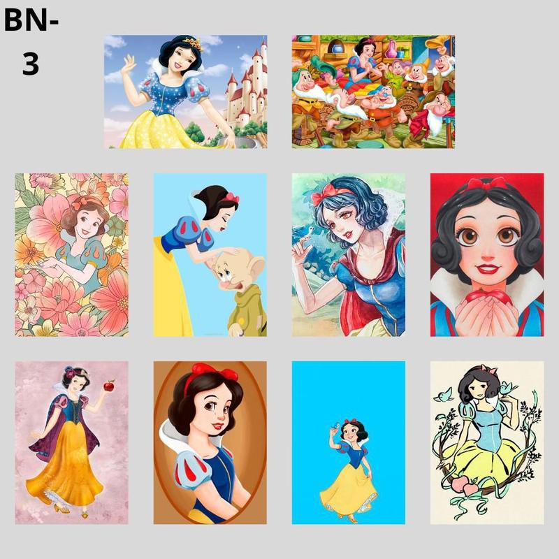 Kit 10 Placas De Mdf Desenho Branca De Neve 13x20 - Leão Placas ...