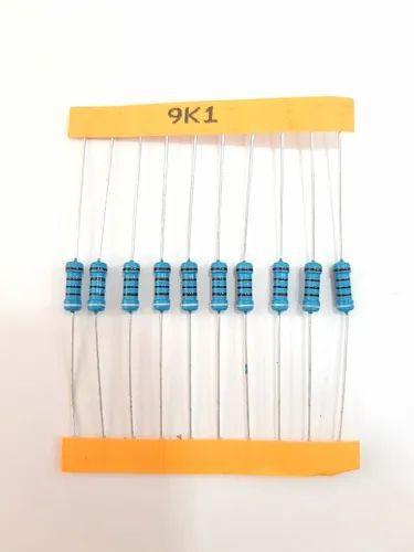 Kit 10 Resistor De Precisão 9k1 1/2w - Rohm - Materiais Elétricos ...