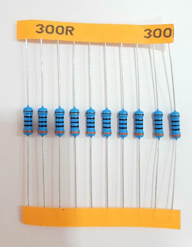 Kit 10 Resistor Precisão 300R 1% 1/2W - Rohm - Materiais Elétricos ...