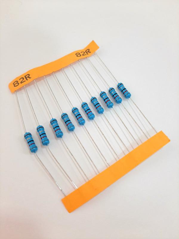Kit 10 Resistor Precisão 82R 1% 1/2w - Rohm - Materiais Elétricos ...