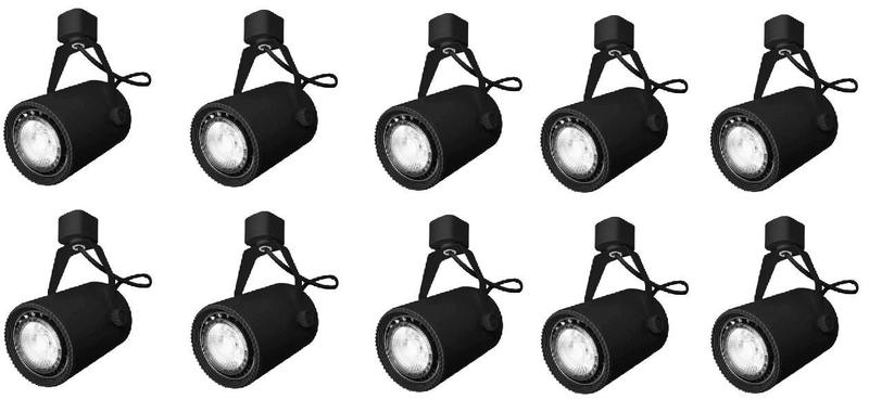 Kit 10 Spot Par20 Para Trilho Eletrificado Preto - OPUS - Spot ...