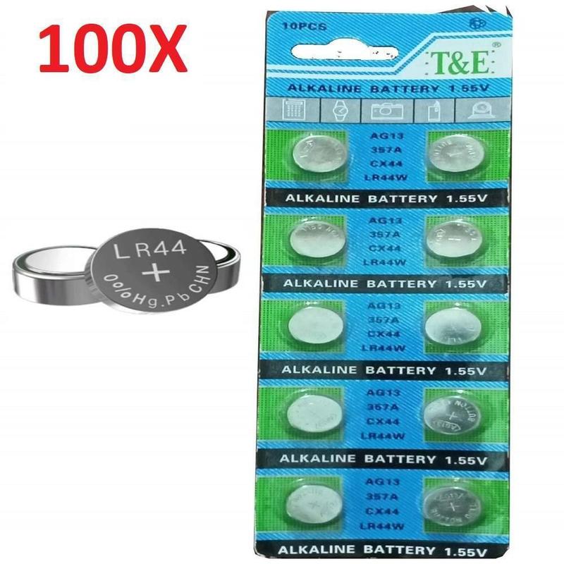 Kit 100 Pilhas Lr44 Ag13 Lr1154 Bateria Blister 10 Cartelas - Gimp - Pilhas - Magazine Luiza