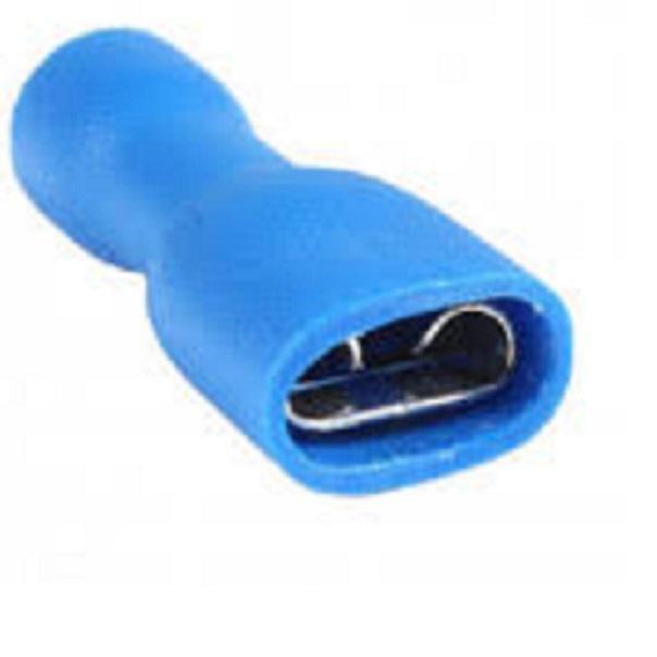 Kit 100 Terminais Fêmea Total Isolado Azul 1,1-2,6Mm - Crimper ...