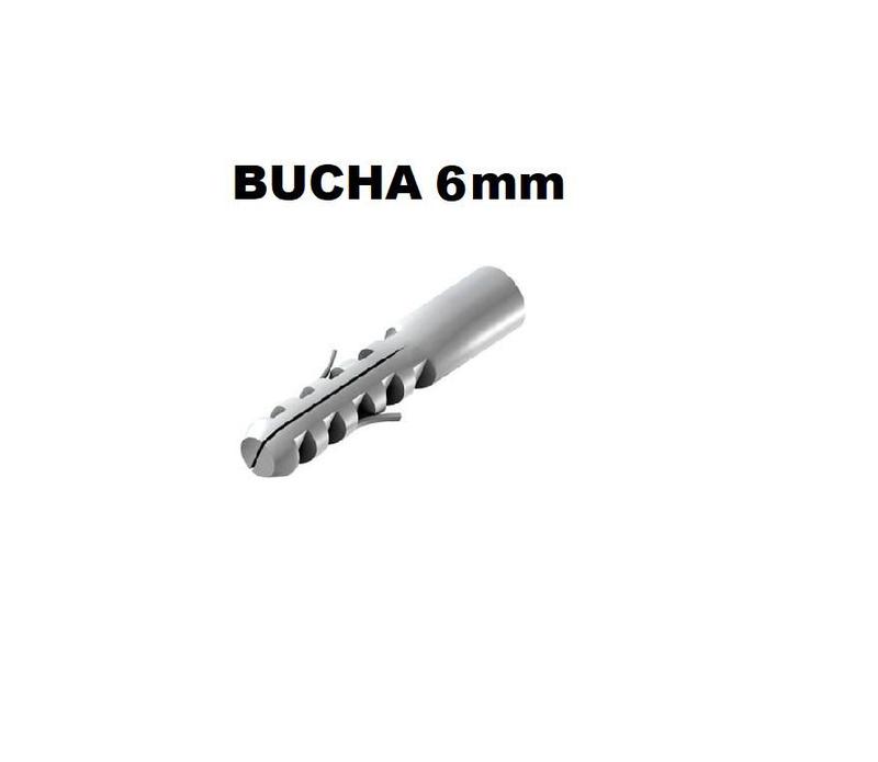 Kit 100 Unidades Bucha 6mm Nylon para Fixação - NEW FIX - Bucha ...
