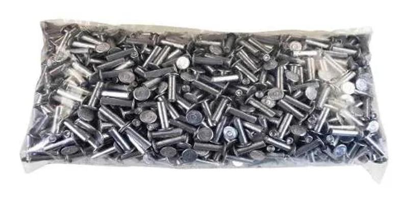 Kit 1000 Rebite Aluminio Macico 10X14 Cabeça 12,5Mm - Unifort - Rebite ...